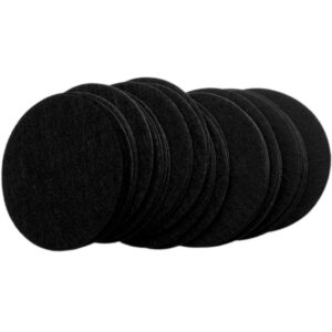 playfully ever after 3 inch black 30pc stiff felt circles