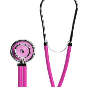 Pink Sprague Rappaport Type Stethoscope with Pink Chestpiece (For Infant/Pediatric/Adult Use)