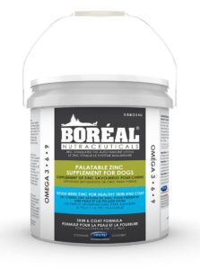 boréal palatable zinc supplement for dogs 5.5 lb tub