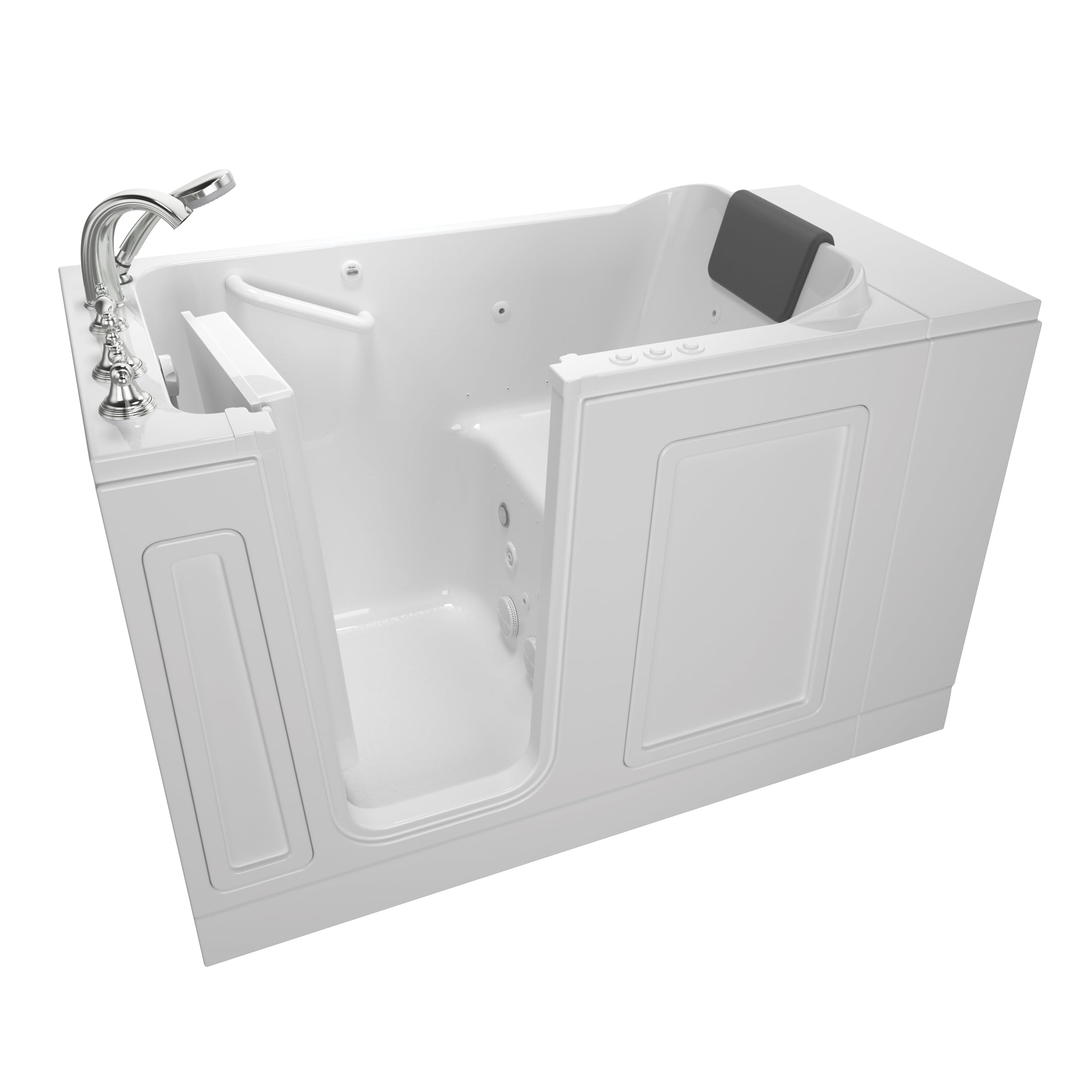 American Standard 3051.119.CLW Acrylic Whirlpool and Air Spa 30"x51" Left Side Door Walk-In Bathtub in White