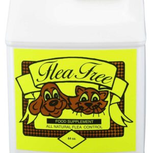 Flea-Free Pure Organic Food Supplement and Natural Pet Products , 64 Ounce