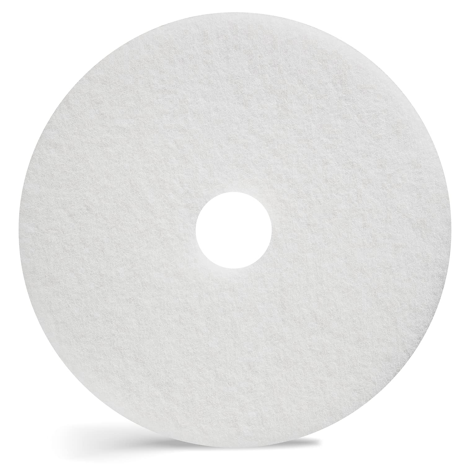 STAPLES Brighton 663605 Floor Polishing Pad 20-Inch 5/Ct White