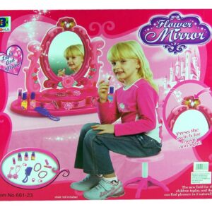 661-23 Toycity Light & Music Mirror Vanity Girls Toy Play Set