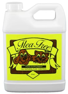 flea-free pure organic food supplement and natural pet products , 32 ounce