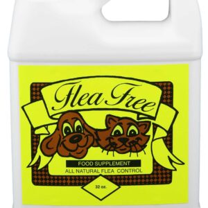 Flea-Free Pure Organic Food Supplement and Natural Pet Products , 32 Ounce