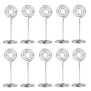 ultnice 10pcs swirl table number photo holder stands for weddings party gatherings