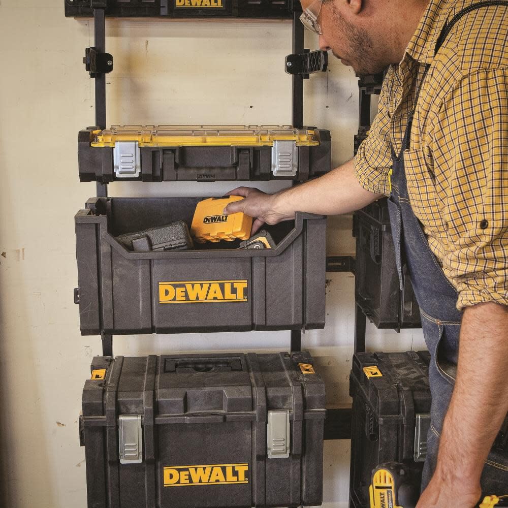 DEWALT Tool Box Storage Rack, Tough System, 440 lb Capacity, Garage Storage System (DWST08260)