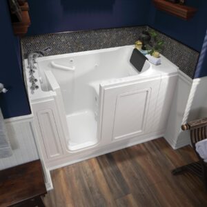 American Standard 3051.119.CLW Acrylic Whirlpool and Air Spa 30"x51" Left Side Door Walk-In Bathtub in White