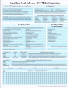 the dot medical exam - quick reference by dr. brian tasky (2014-12-24)