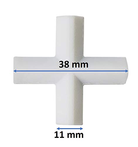 4pcs Large PTFE Stir Bars for Magnetic Stirrer Mixer (2 of Cross Type 38mm x 11mm, 2 of Straight Type 50mm x 10mm)