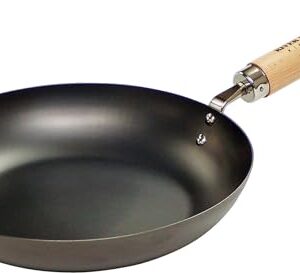 River Light Iron Frying Pan, Extreme Japan, 11.0 inches (28 cm), Induction Compatible, Made in Japan, Wok