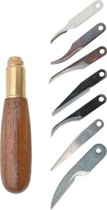 warren cutlery 1 x brass and walnut pro pumpkin carving tool kit