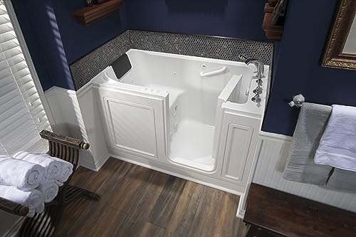 American Standard 3260.219.CRW Acrylic Whirlpool and Air Spa 32"x60" Right Side Door Walk-In Bathtub in White