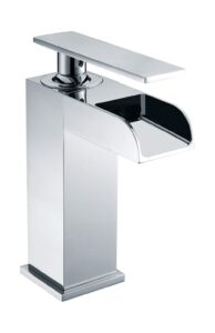 alfi brand ab1598-pc polished chrome single hole waterfall bathroom faucet