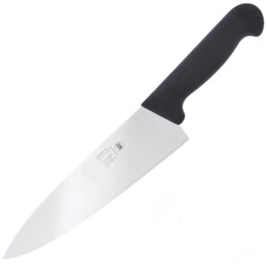 light 'n' mighty 8-inch chef knife, razor sharp kitchen knife, carbon stainless steel knife, perfect as chopping knife, meat knife or slicing knife | very sharp knife, cuts everything with a touch.