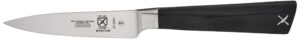 mercer culinary züm forged paring knife, 3 inch,black