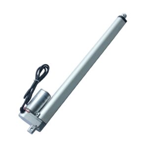 bemonoc dc linear actuator motor 24v 300mm 12" stroke 16mm/s speed 600n 132lbs force