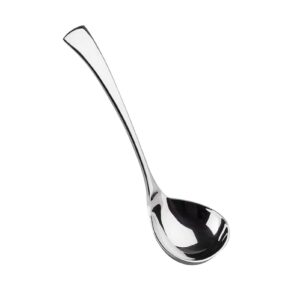 imeea gravy ladle small sauce ladle 18/10 stainless steel small ladle for serving, 7.6-inch