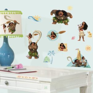 roommates disney moana peel and stick wall decals by roommates, rmk3382scs