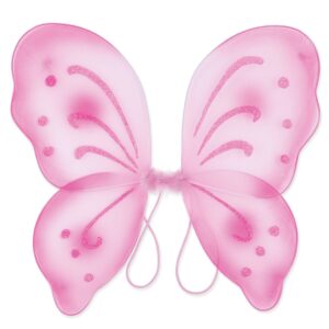 beistle pink nylon fairy wings