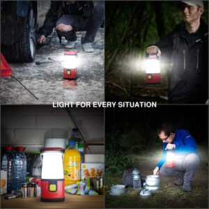 Energizer LED Camping Lantern Flashlight, Battery Powered LED Lanterns for Hurricane Supplies, Survival Kit, Camping Accessories, 500 Lumens Water Resistant Camping Light