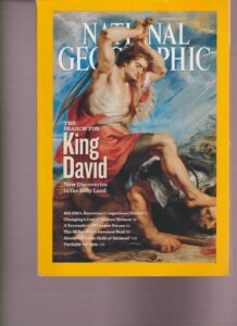 national geographic magazine december 2010, the search for king david.