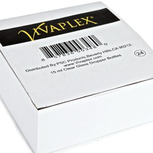 Vivaplex, 24, Clear, 15 ml (1/2 oz) Glass Bottles, with Glass Eye Droppers