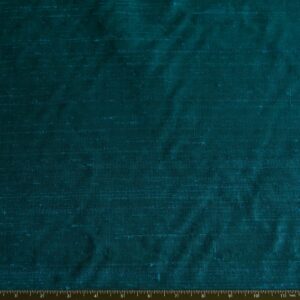 54" Wide - Iridescent Teal Blue Dupioni Silk, 100% Silk Fabric, by The Yard