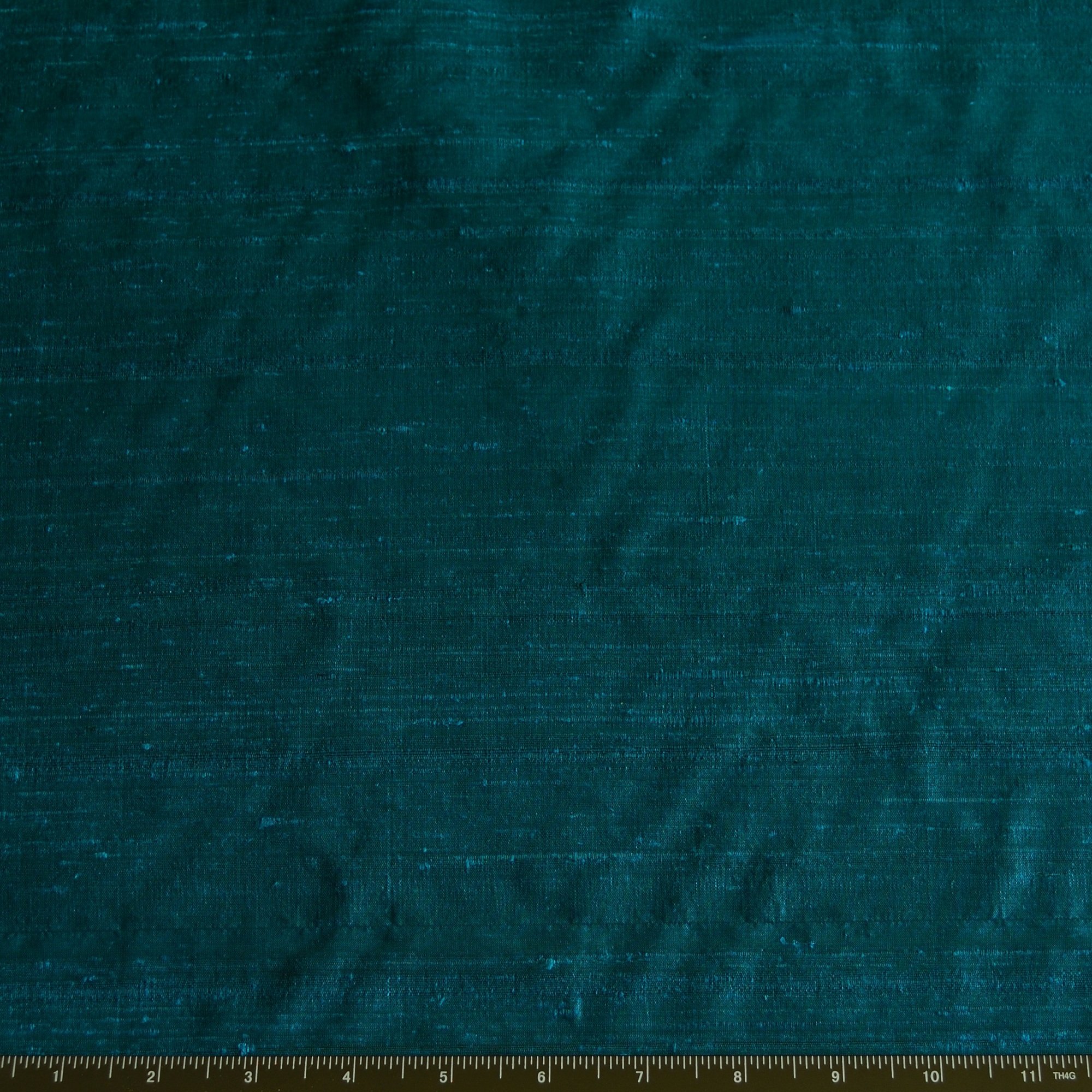 54" Wide - Iridescent Teal Blue Dupioni Silk, 100% Silk Fabric, by The Yard