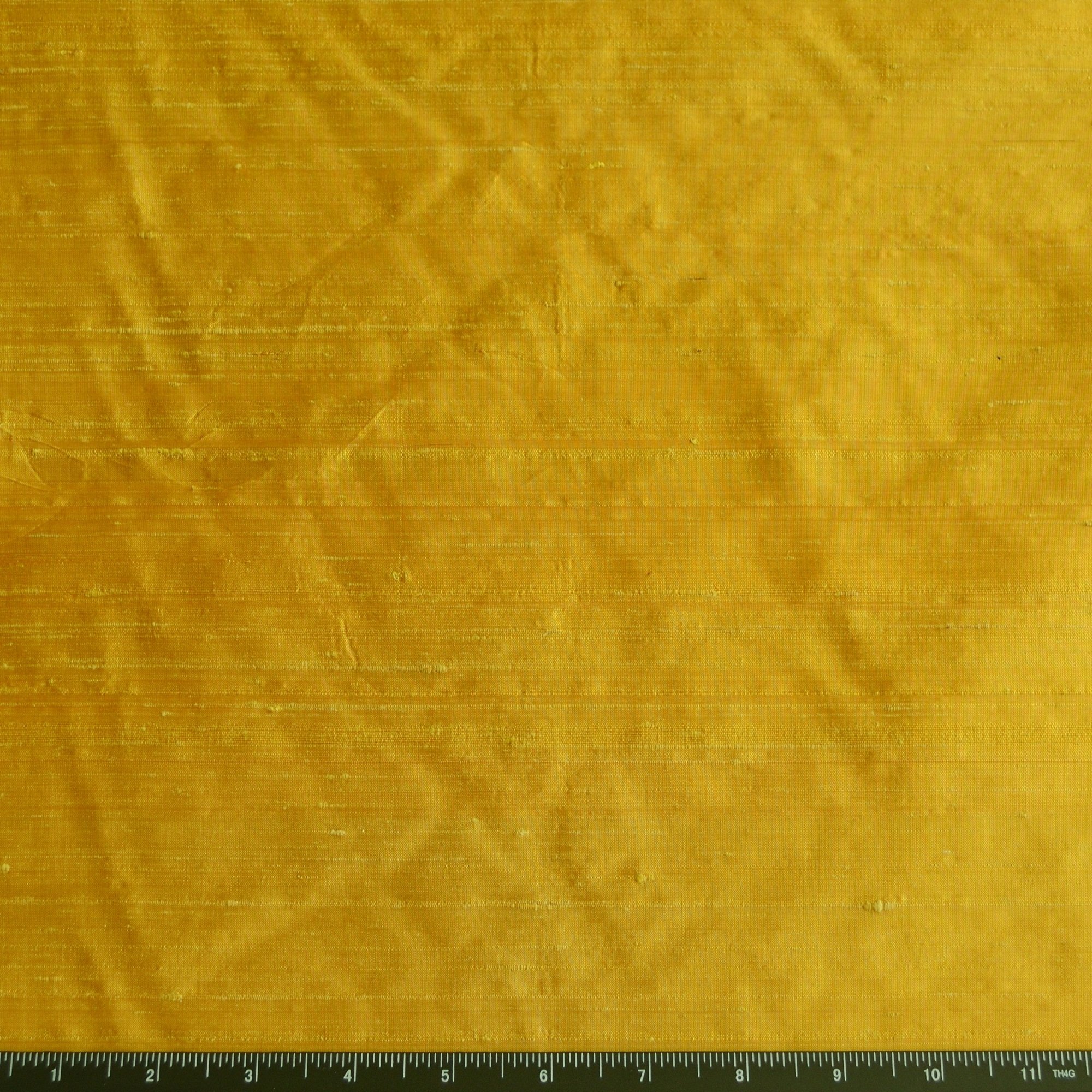 44" Wide - Iridescent Sunset Gold Dupioni Silk, 100% Silk Fabric, By The Yard