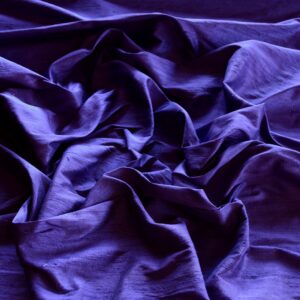 54" wide - iridescent sapphire blue dupioni silk, 100% silk fabric, by the yard