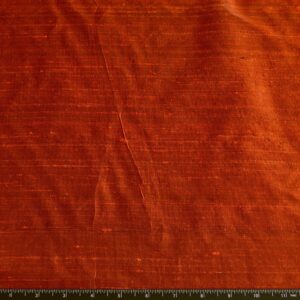 54" Wide - Iridescent Rust Dupioni Silk, 100% Silk Fabric, by The Yard