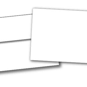 Heavyweight Small Blank Note Cards with Envelopes for Card Making - 40 Cards and Envelopes Set - Bright White Card Stock For Making Greeting Cards, Thank You Cards, and Notecards