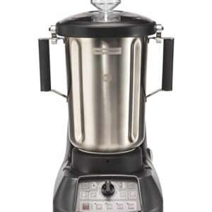 Hamilton Beach Commercial HBF1100S Culinary Blender, 1 gal/4 L, Powerful Precision with Great Results, 19.25" Height, 12" Width, 15" Length, Grey