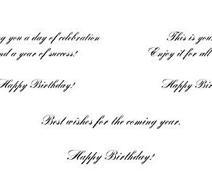 Signature Cards - Birthday Greeting Card Assortment, 3 Card Designs, 5x7 Inches, 25 Cards & 26 Bright White Envelopes (VP1601)