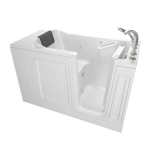 american standard 2848.119.crw acrylic whirlpool and air spa 28"x48" right side door walk-in bathtub in white