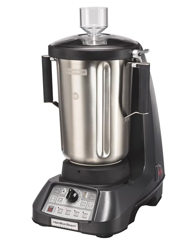 Hamilton Beach Commercial HBF1100S Culinary Blender, 1 gal/4 L, Powerful Precision with Great Results, 19.25" Height, 12" Width, 15" Length, Grey