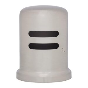 westbrass r201-1-07 skirted air gap cap only, satin nickel