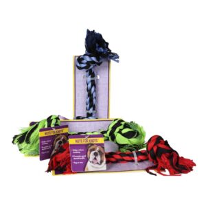 multipet nuts for knots 2-knot 10" rope dog toy