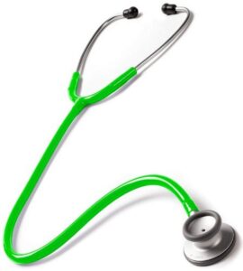 prestige medical clinical lite stethoscope, neon green, 3.8 ounce