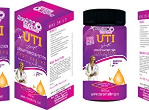 Nurse Hatty - UTI Test Strips 50ct. (2 Sealed Packs of 25ct. per Barrel) Professional Grade Urinary Tract Infection Test Strips - Urinalysis Test to Analyze Leukocytes, Nitrite & pH