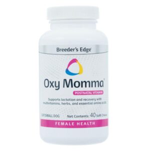 revival animal health breeder's edge oxy momma- nursing & recovery supplement- for small dogs & cats- 40ct soft chews