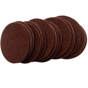 playfully ever after 3 inch brown 30pc stiff felt circles