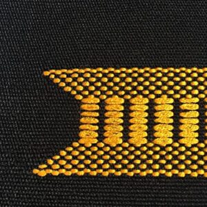 Ready to Customize Black Authentic Handwoven Kente Cloth Graduation Stole (DIY Black)