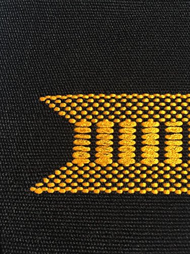 Ready to Customize Black Authentic Handwoven Kente Cloth Graduation Stole (DIY Black)