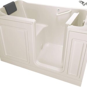 American Standard 3260.219.SRL Acrylic Soaking 32"x60" Right Side Door Walk-In Bathtub in Linen