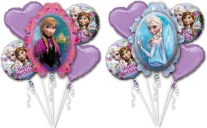 disney frozen birthday balloon bouquet - 10 pieces