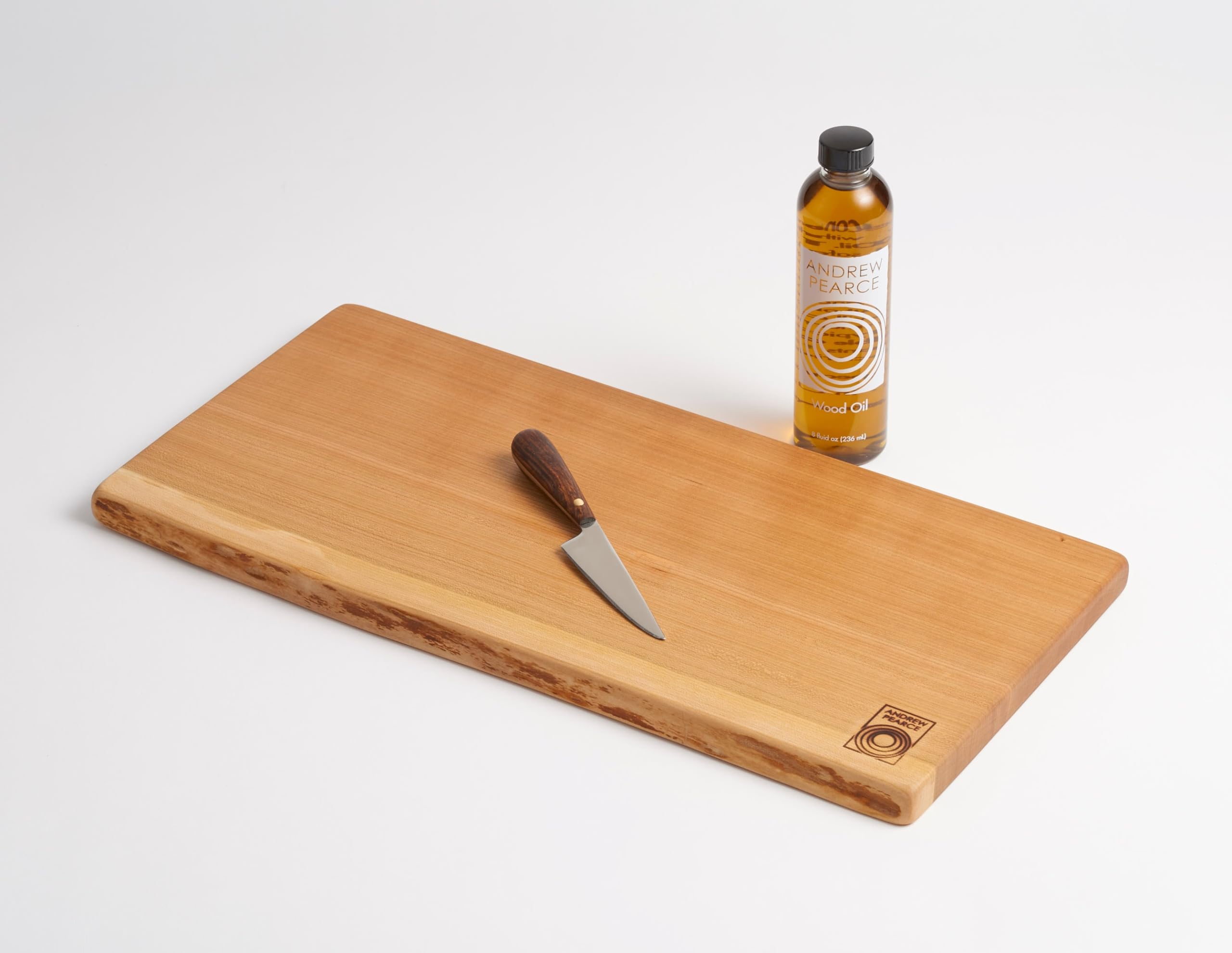 Andrew Pearce Premium Walnut Wood Oil Bowl Conditioner 8oz - Wooden Bowl and Cutting Board Oil