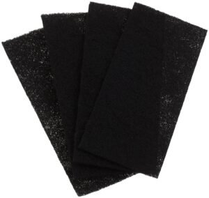 nispira activated carbon pre filter compatible with holmes aer1 air purifier hapf30at hepa air filter - 9.5” x 4” x 0.25” (4 carbon filters)