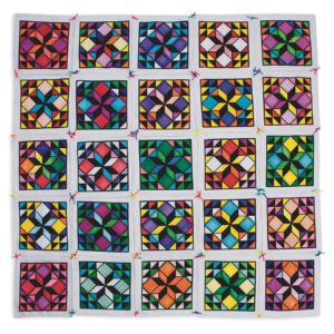 velvet collaborative art wall hanging quilt pattern kit